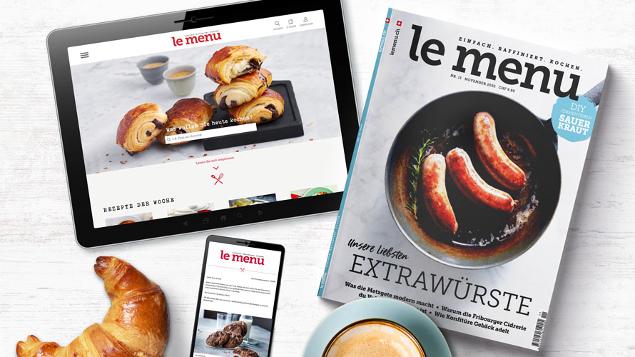 le menu - EINFACH. RAFFINIERT. KOCHEN.